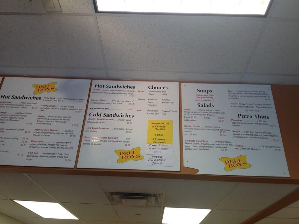 Menu at Deli-Licious restaurant, Columbus, 141 N High St