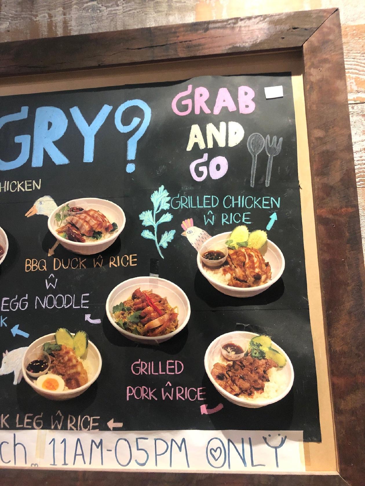 Menu at Dodee Paidang restaurant, Melbourne