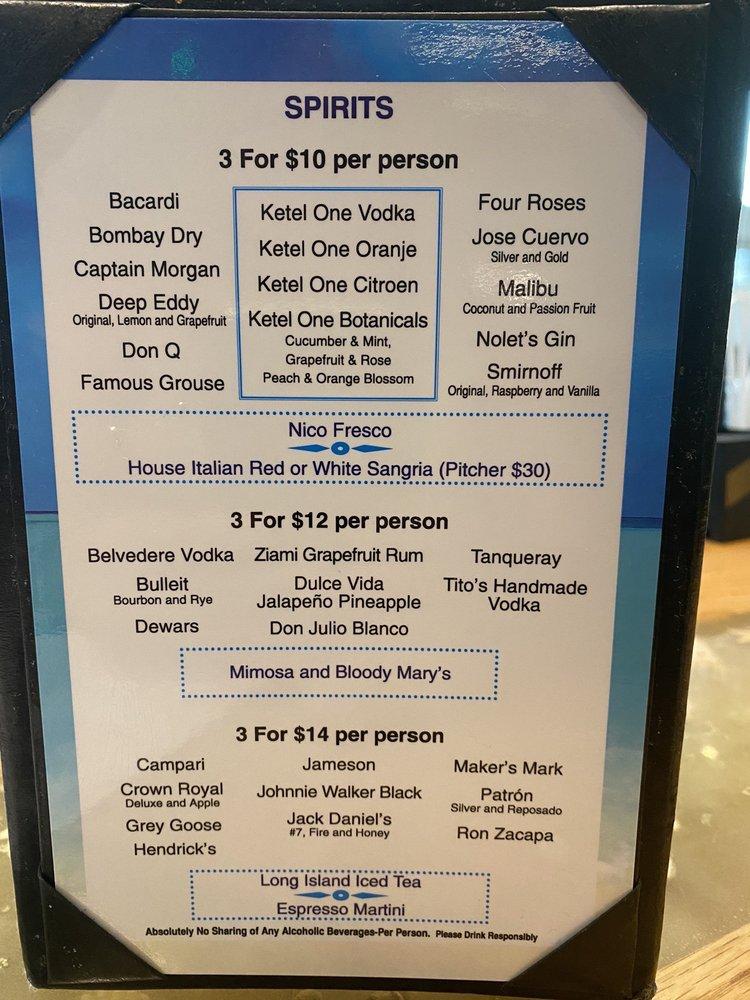 Menu at Ocean One Bar & Grille, Dania Beach