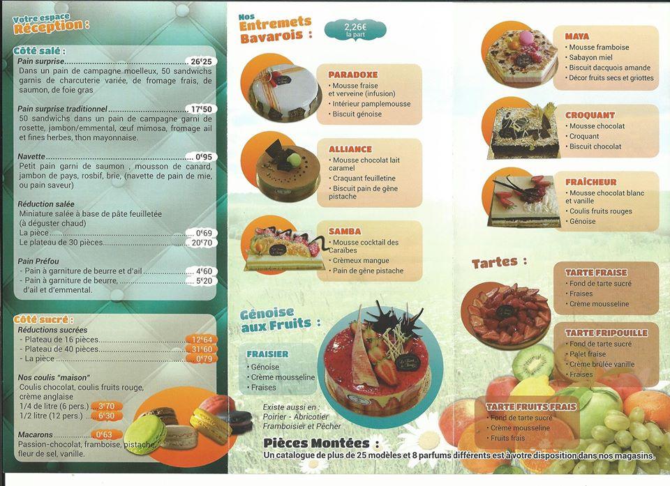 Menu au Chez Nicole Café PMU, Wissant