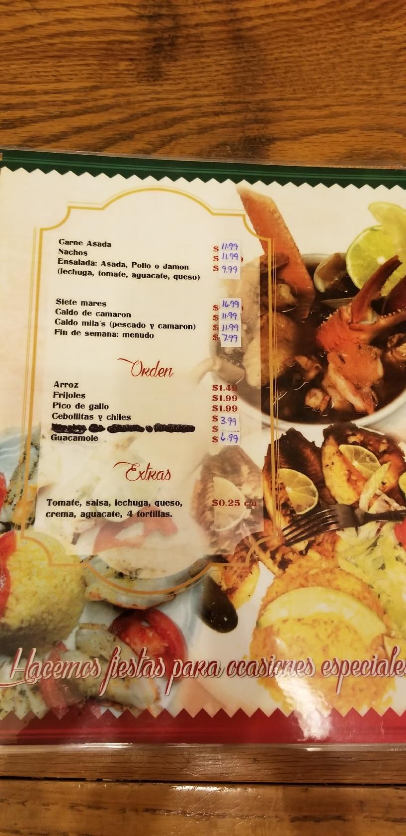 Menu at Milas Mini Market restaurant, Plymouth