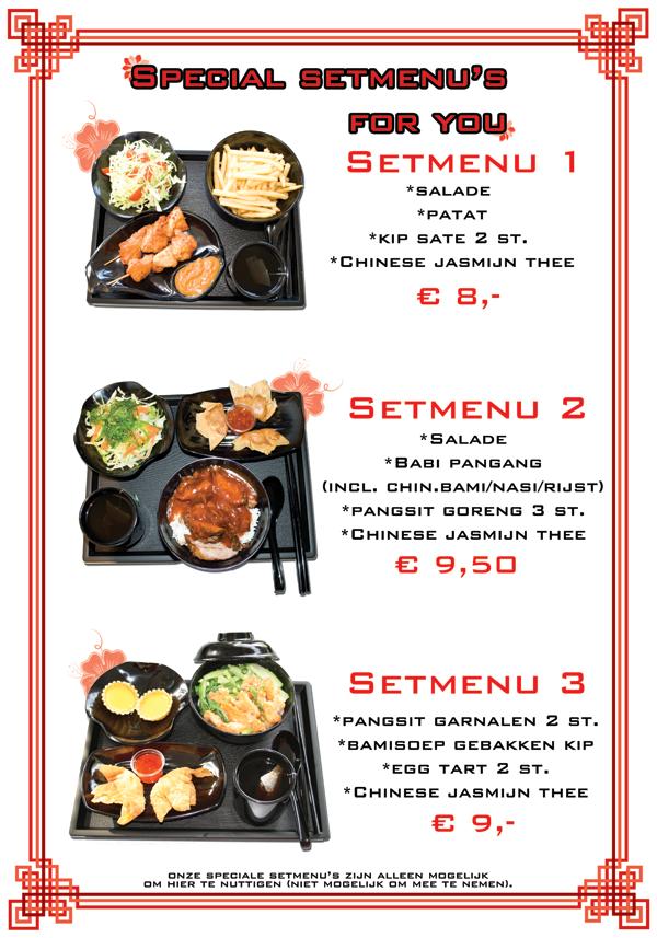 Speisekarte von Happy 2 Wok, Almere