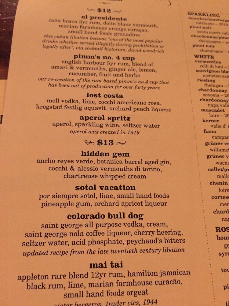 Menu at Bull Valley Roadhouse pub & bar, Port Costa