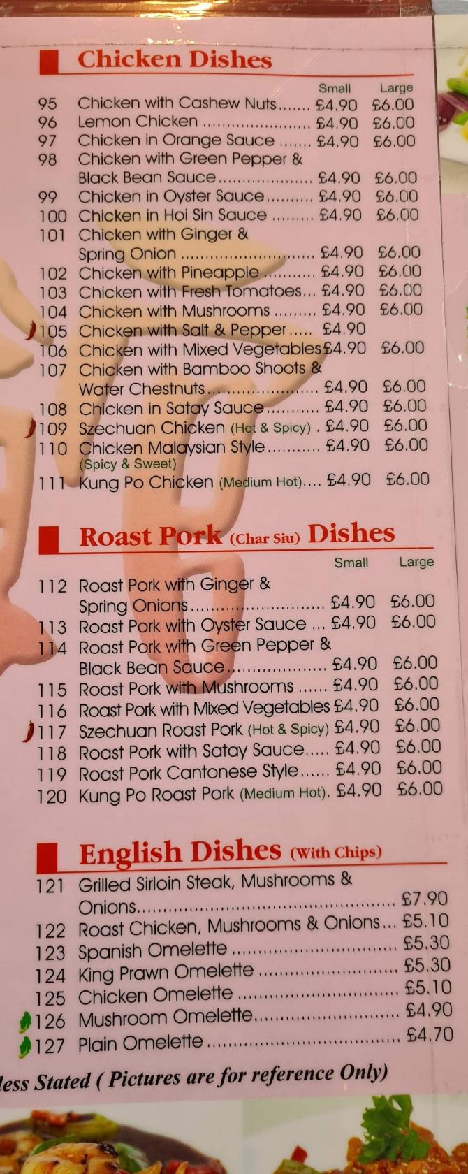 Menu at China Inn Chinese Takeaway B11 fast food, Birmingham, 775 ...