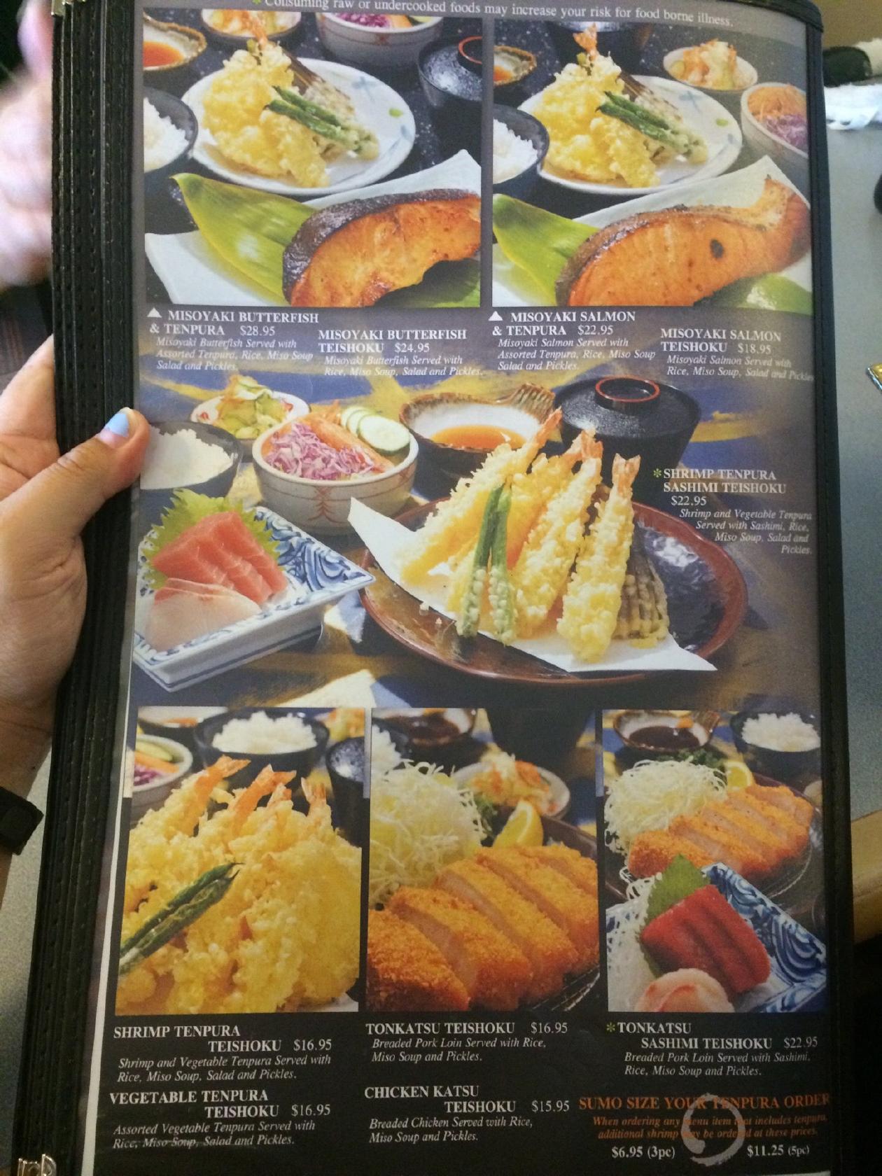 Menu at Gyotaku Japanese Restaurant - King Street, Honolulu, S King St