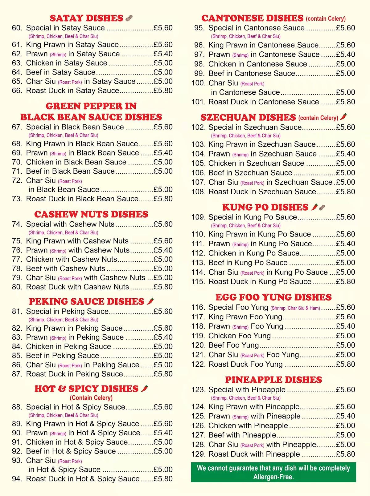 Menu at Lytham House Kitchen fast food, Blackpool