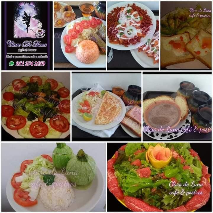 Menu at Cafetería Claro De Luna, Miahuatlán de Porfirio Díaz