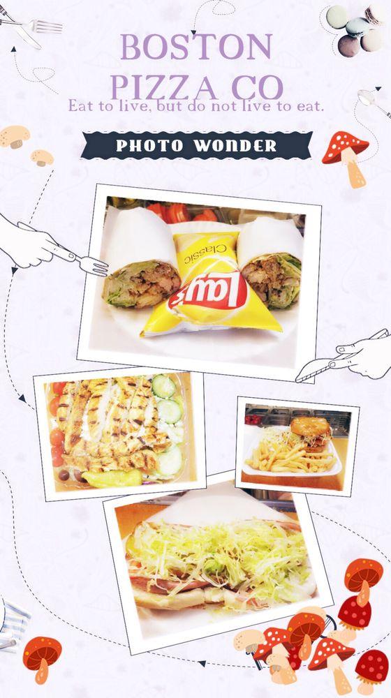 Menu at Boston Pizza Company pizzeria, Norwell, 69 Washington St