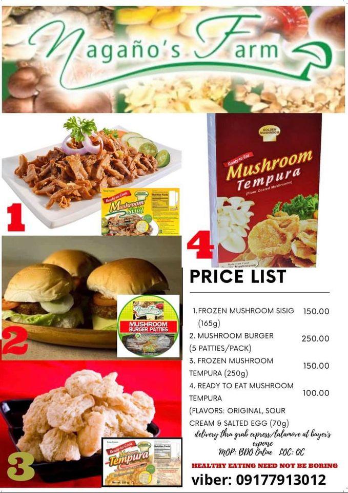 Menu at Golden Mushroom, San Leonardo