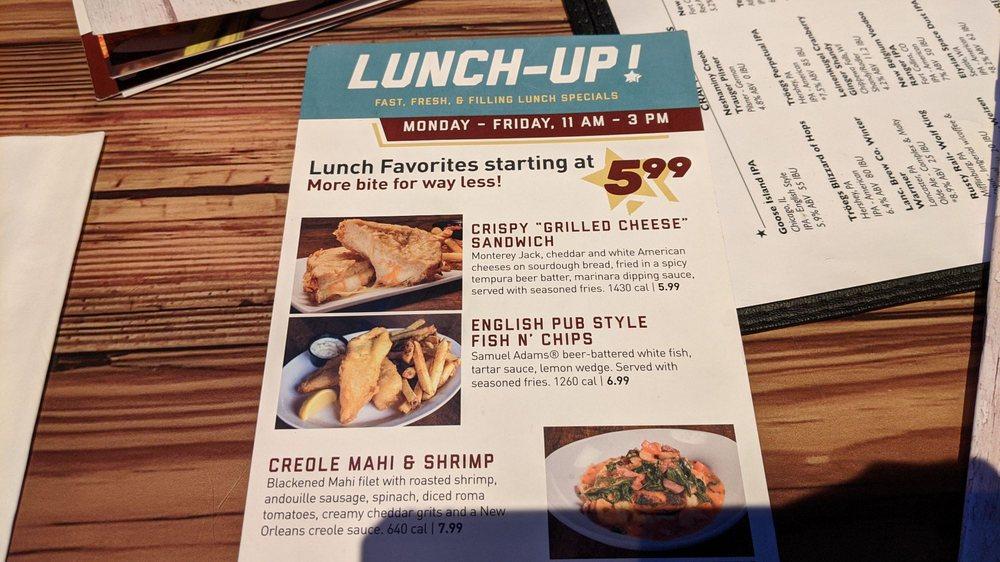 Menu at Miller's Ale House pub & bar, Lancaster