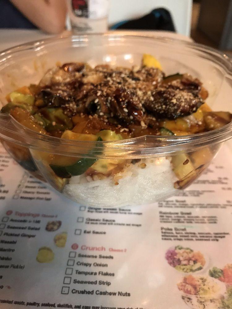 Menu at Poke Station, New York City, Broadway