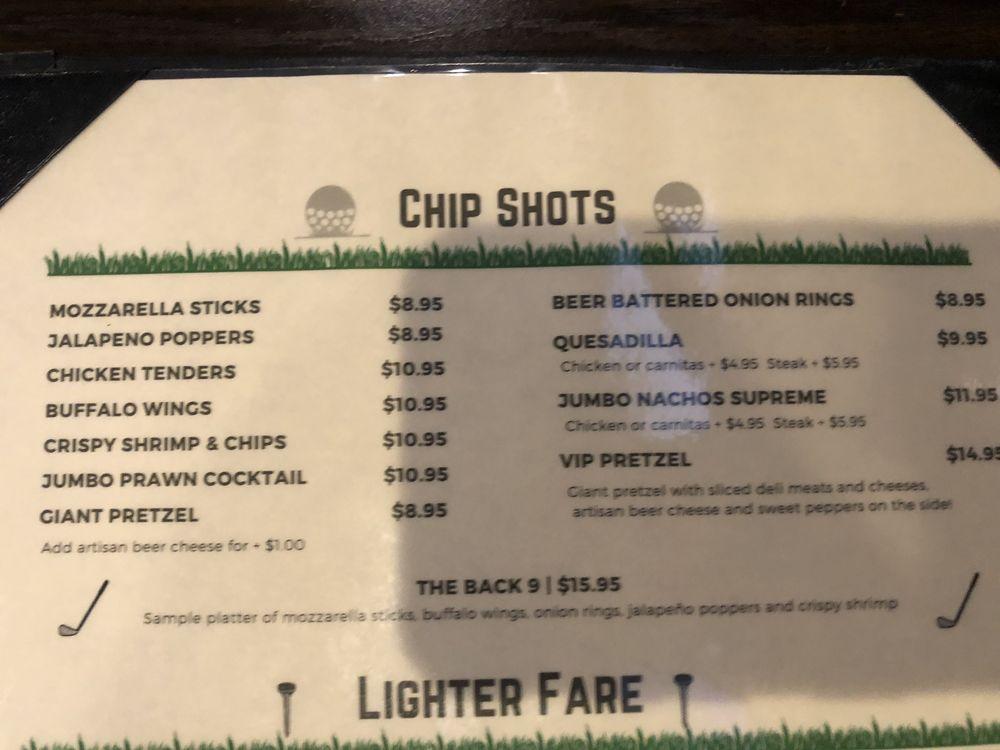 Menu at The Greenery Restaurant & Sports Bar, Walnut Creek