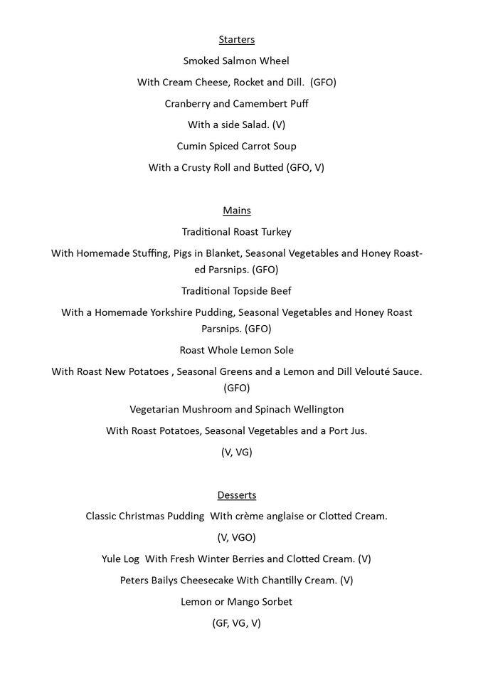 Menu at Turnpike Inn pub & bar, Hayle