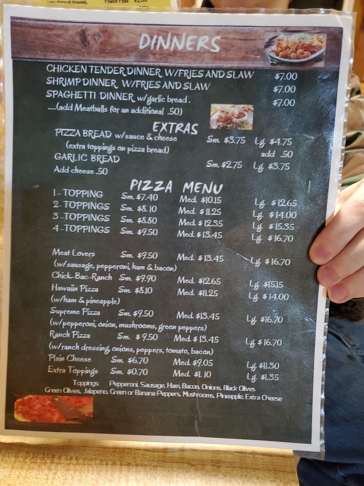 Menu at Pizza-N-More pizzeria, Mount Olivet