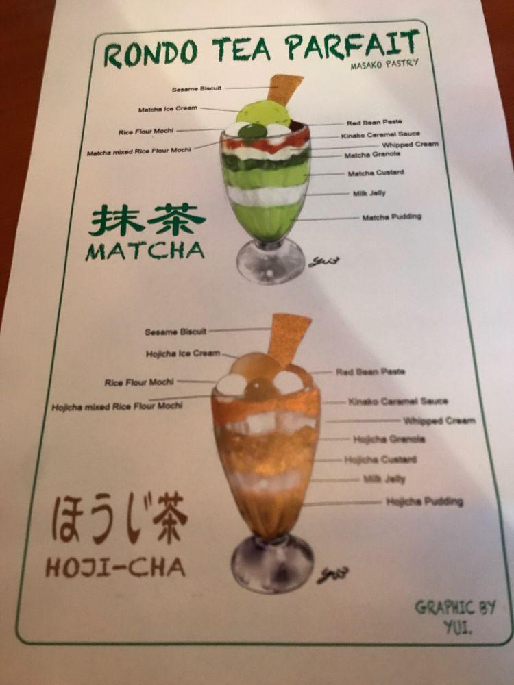 Menu at Rondo Japanese Kitchen restaurant, Seattle