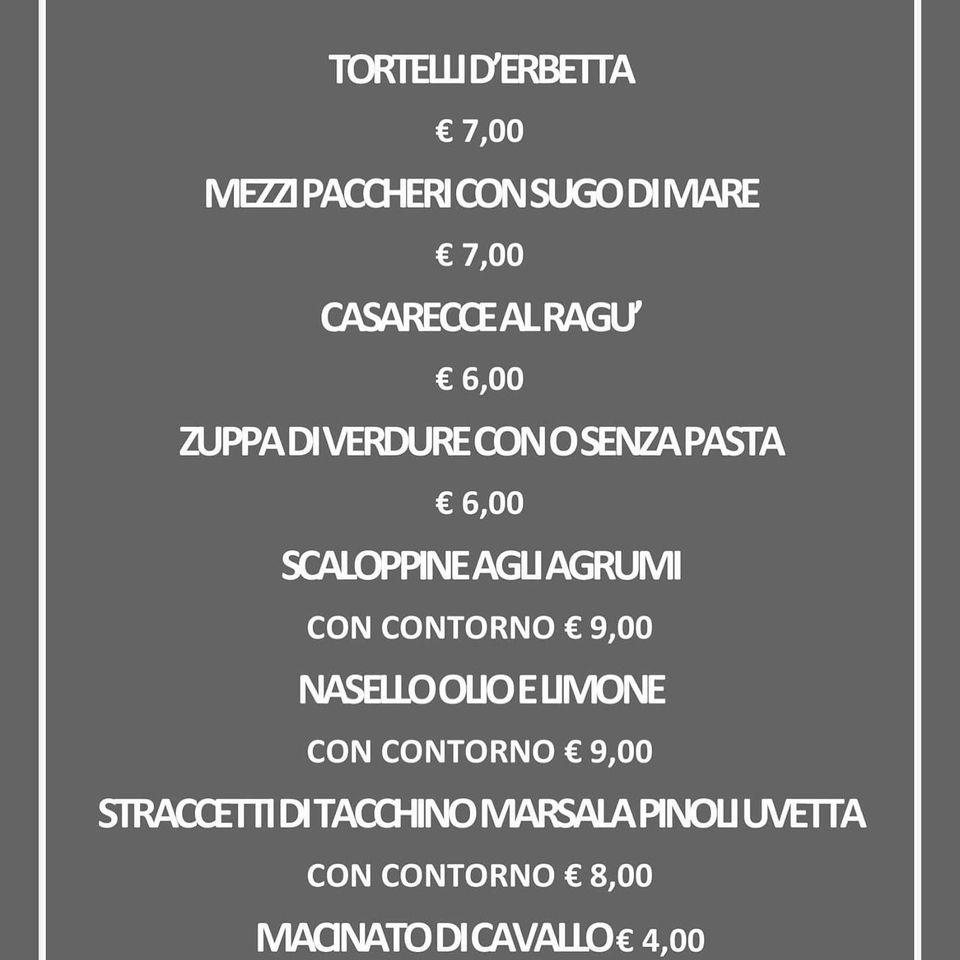 Menu da Parsifal Parma pub & bar, Parma