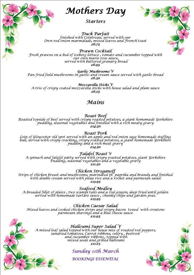 Menu at The Lazy Otter pub & bar, Stretham, Cambridge Rd