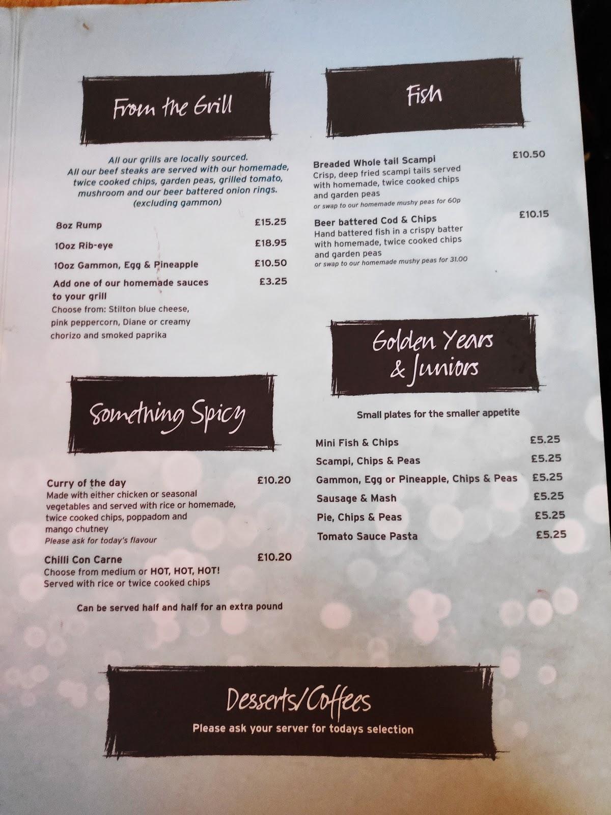 Menu at Duke Of York Romiley pub & bar, Stockport, 144 Stockport Rd