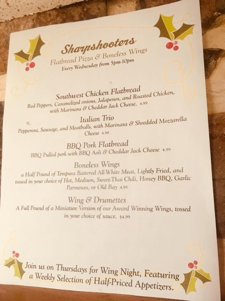 Menu at The Livery pub & bar, Gettysburg
