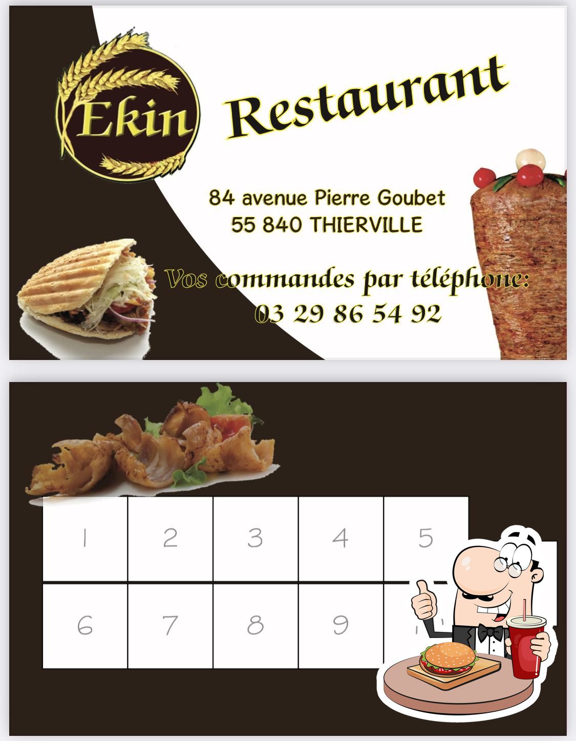 Ekin Kebab Thierville-sur-Meuse Verdun, Thierville-sur-Meuse - menu et ...