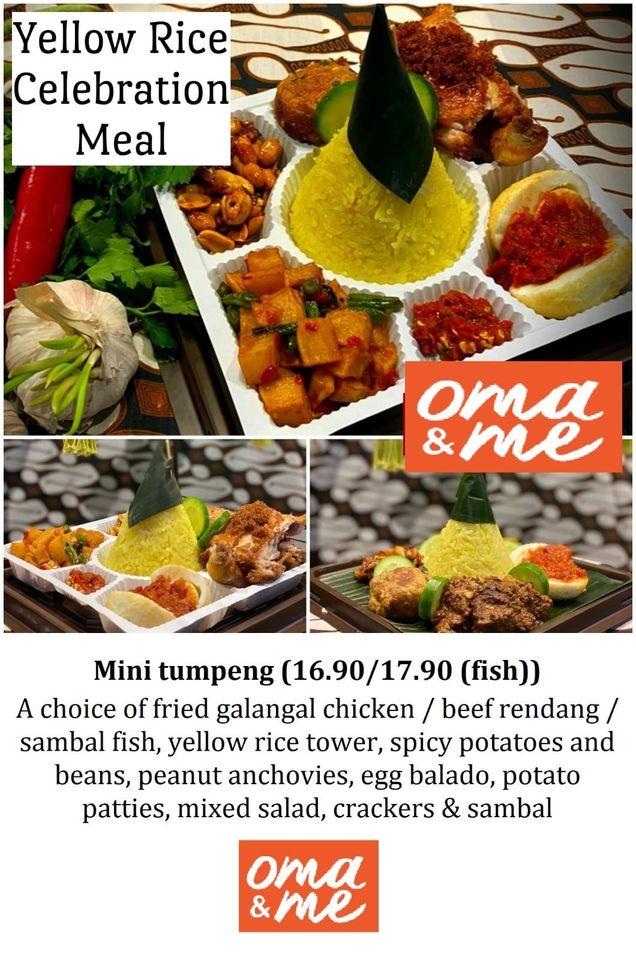 Menu at Oma & Me restaurant, Williams Landing