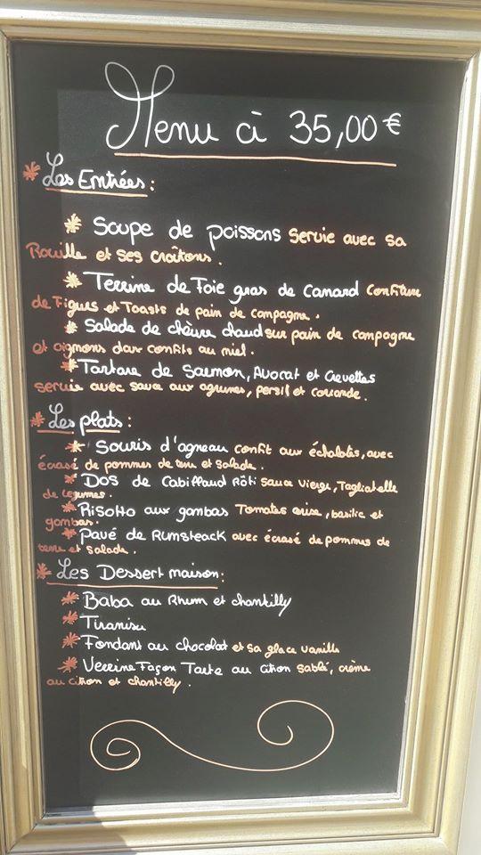 Menu at San Marco - Restaurant Sainte-Maxime, Sainte-Maxime