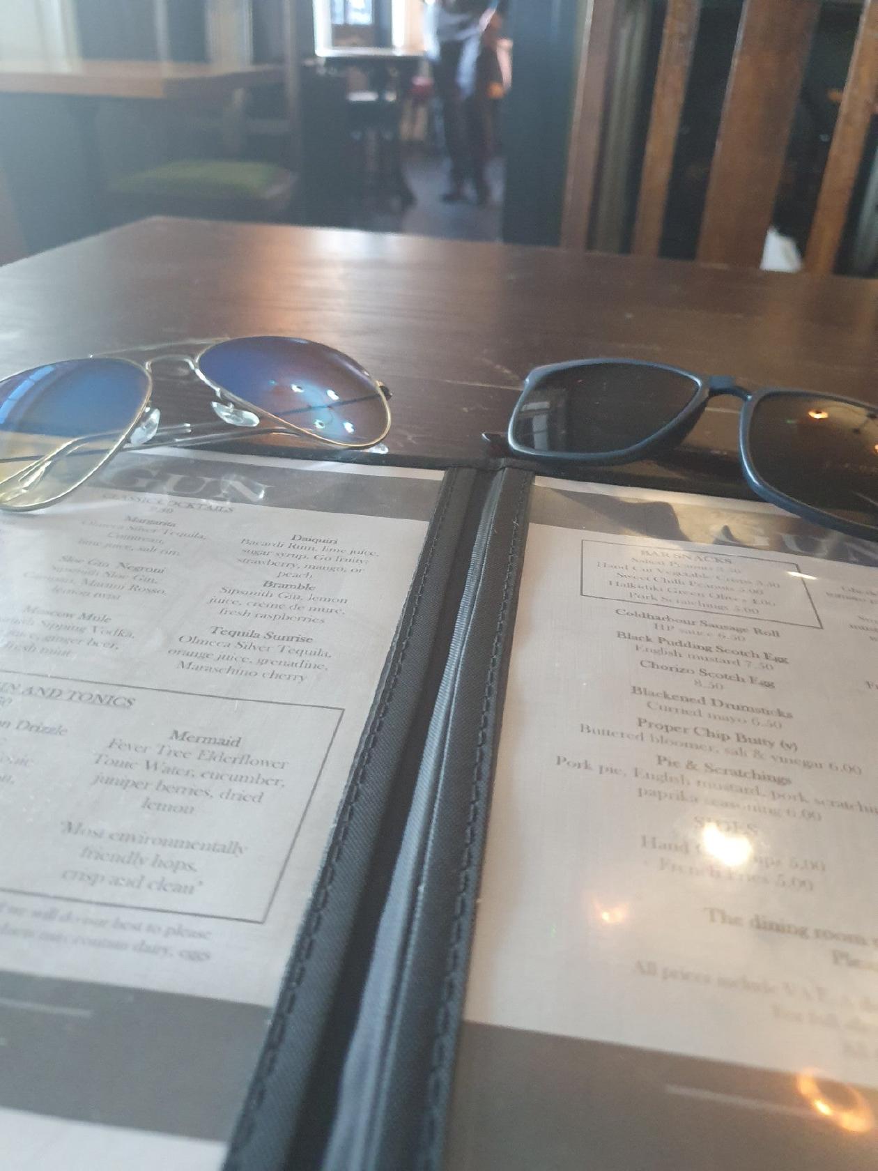 Menu at The Gun, Docklands pub & bar, London, Docklands