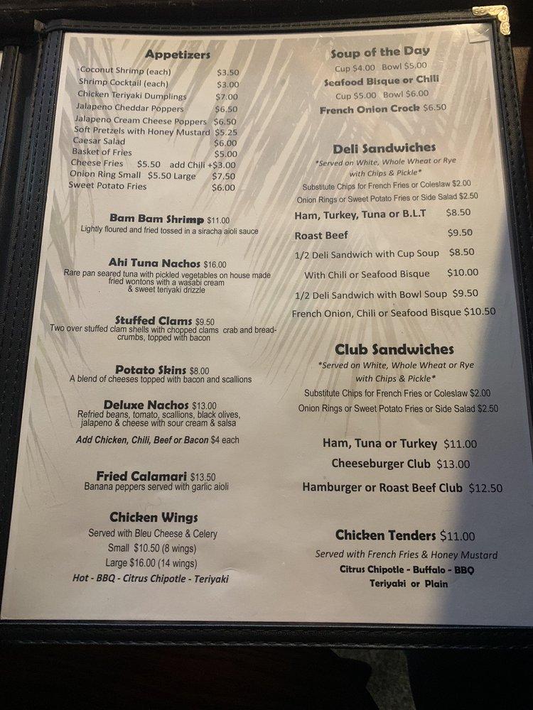 Menu at Monkey Farm pub & bar, Old Saybrook