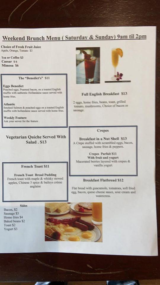 Menu At The Old English Pub Gananoque Menu At The Old English Pub Gananoque