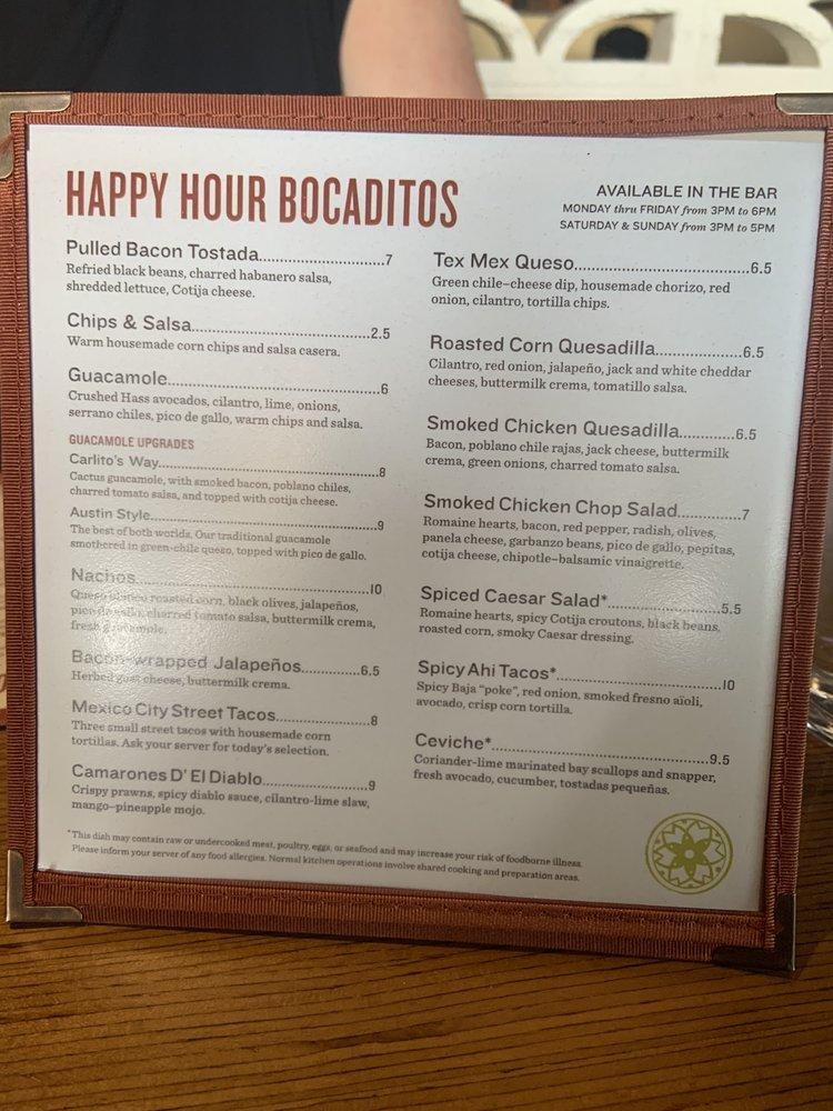 Menu at Cactus Restaurant Proctor, Tacoma