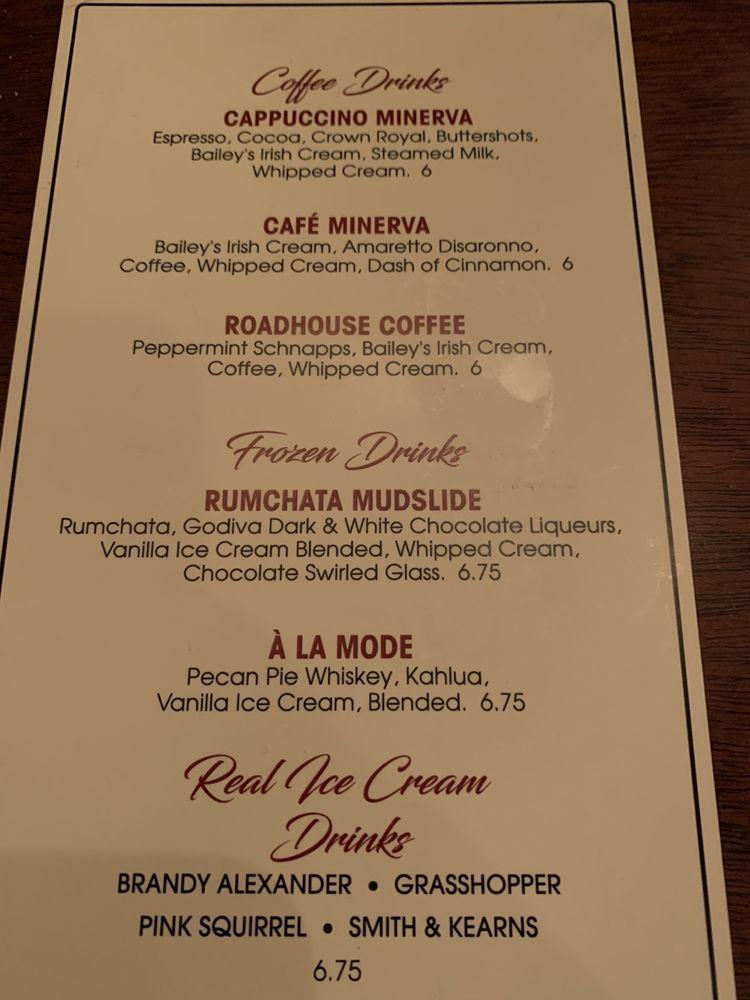 Menu at Minervas Restaurant - Sioux Falls, Sioux Falls