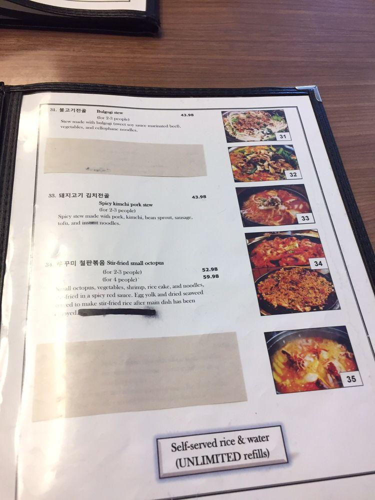 Menu at HAN COREA restaurant, Calgary, Farrell Rd SE