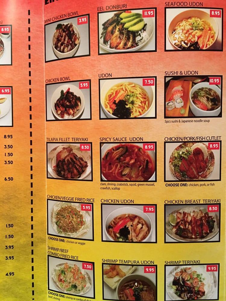 Menu at Maki Boy Las Colinas restaurant, Irving, N Belt Line Rd Ste 110