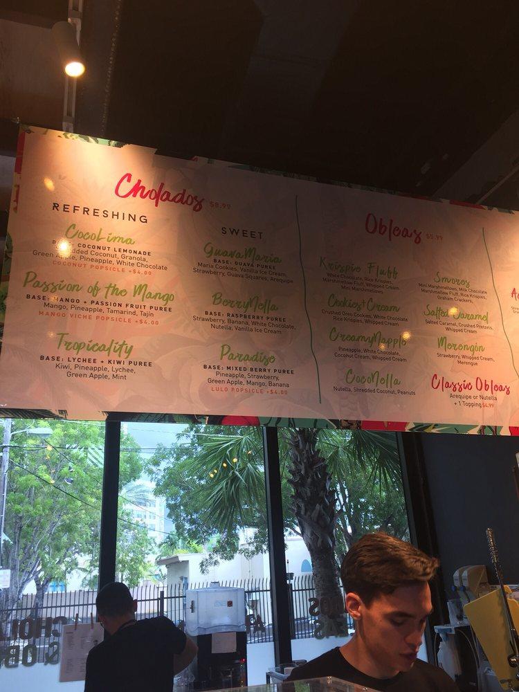 Carta del pub y bar Amazonica, Miami, NE 2nd Ave