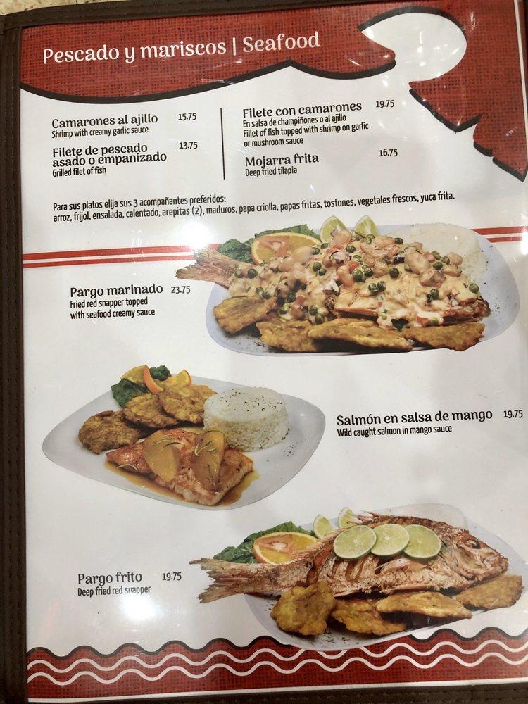 Menu at El Cafetero Bakery, White Plains