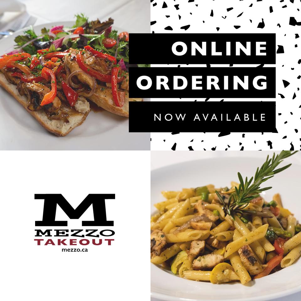 Menu at Mezzo Ristorante & Lounge restaurant, Windsor