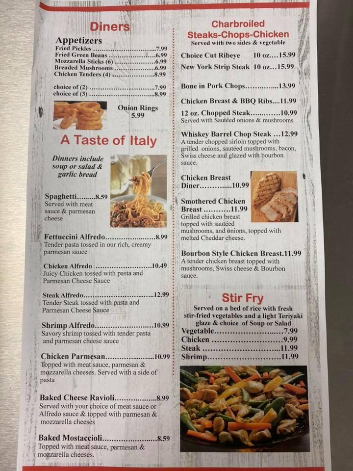 Menu at Red Apple Family Restaurant, Sullivan