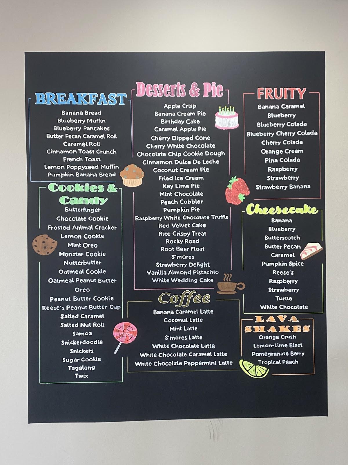 Menu at Replenish Nutrition restaurant, Elk River