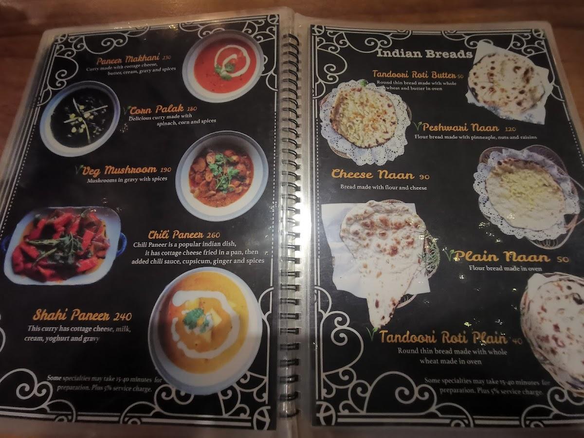 Menu at Pure Vegetarian Govinda's Restaurant, Ao Nang