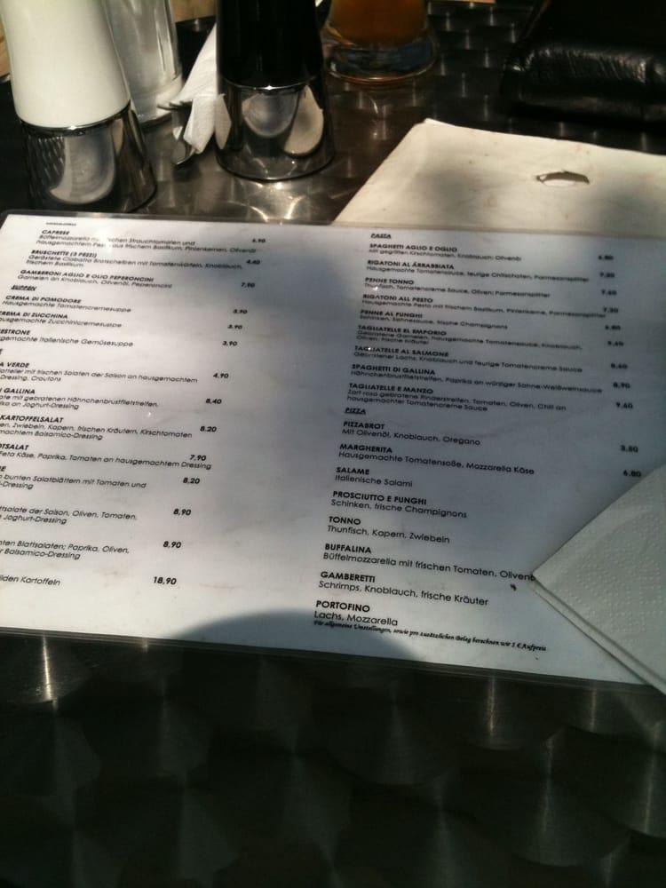 Menu at GEORGES Amanti del Gusto cafe, Ludwigsburg