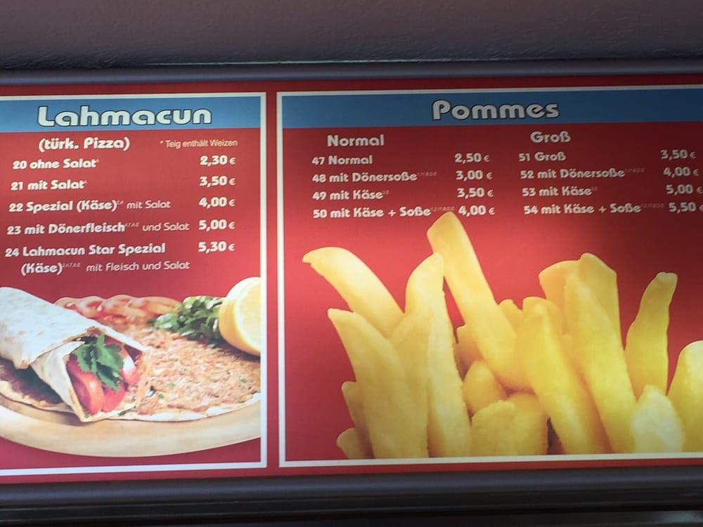 Speisekarte von Star Döner fast Food, Ludwigshafen am Rhein
