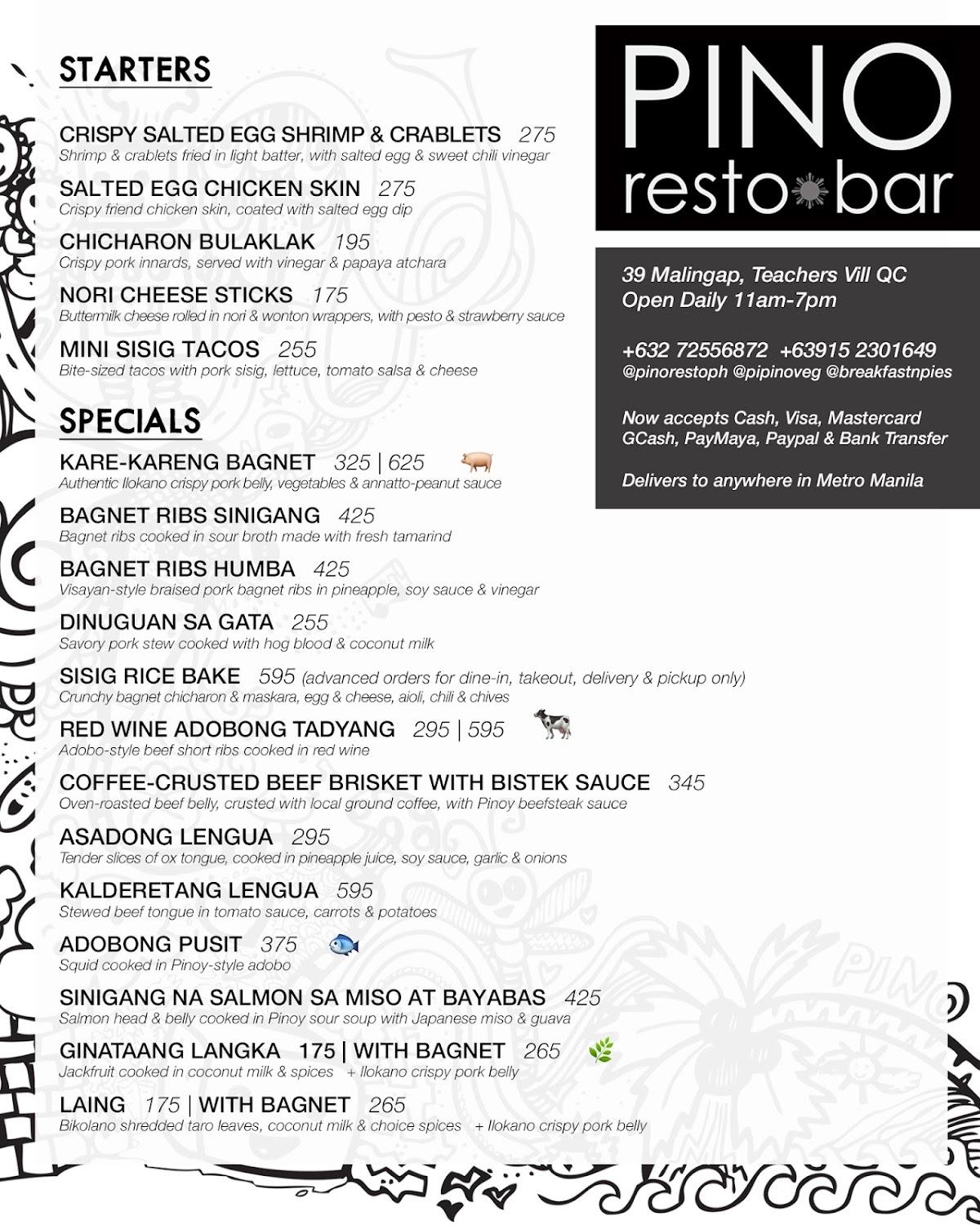 Carta de Pino Restaurant, Ciudad Quezon, 39 Malingap