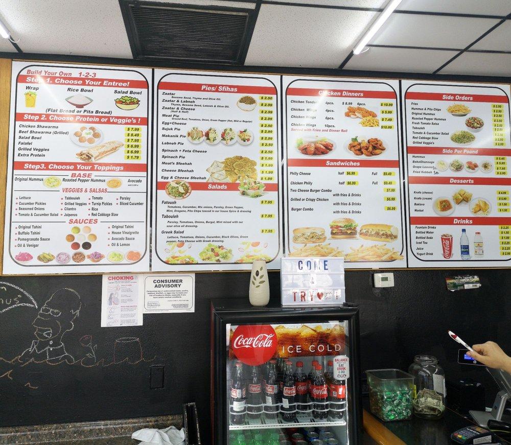 Menu at Hannah’s kitchen restaurant, Boca Raton