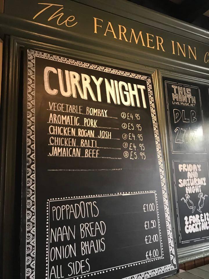 Menu at The Farmer Inn pub & bar, Waterlooville