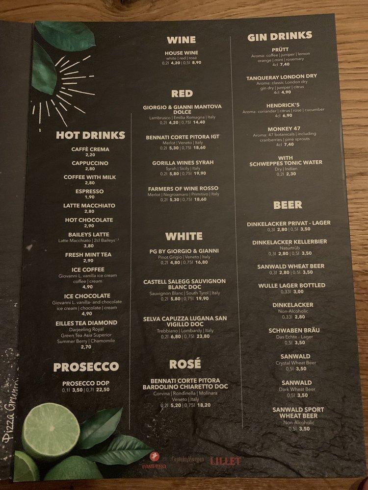 Speisekarte von Aposto Aalen pizza, Aalen