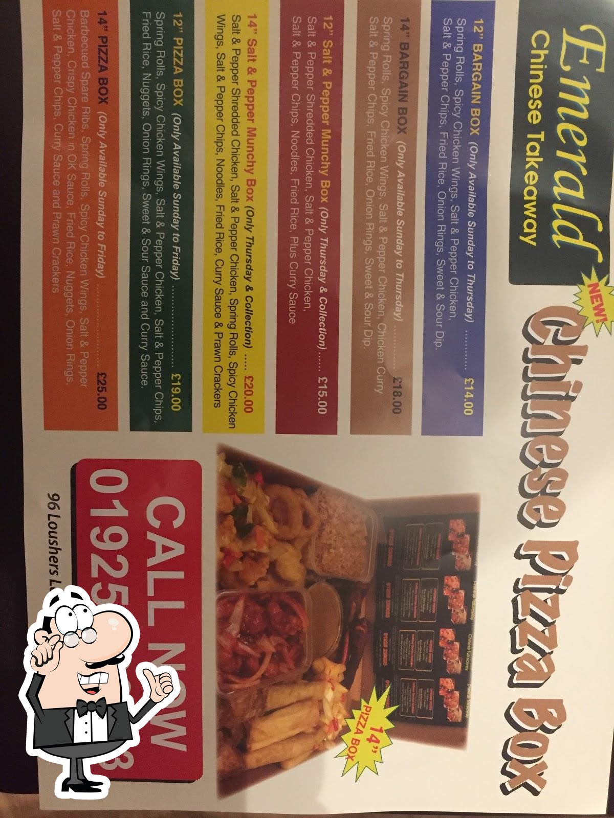 Emerald Chinese Takeaway, Warrington - Restaurant menu, prices and reviews