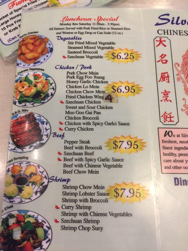 Menu at Silver Palace Restaurant, Kendale Lakes