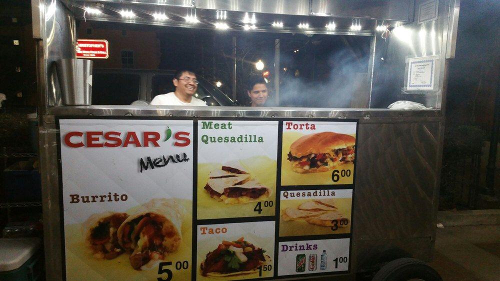 Menu at Cesar's Tacos Mexican Grill Stand restaurant, Salt Lake City