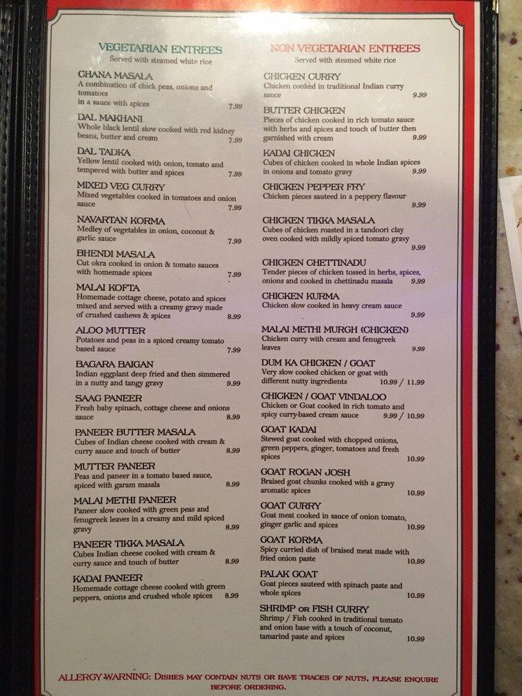 Menu at Biryani Express restaurant, Pearland, Broadway St U
