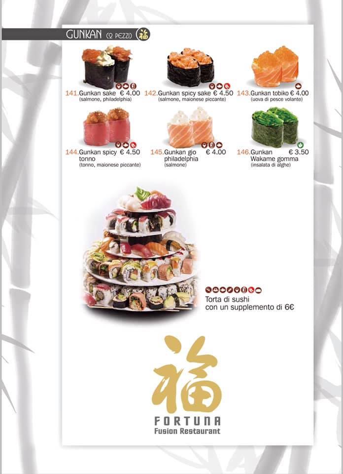 Menu da Fortuna Fusion ristorante, Pavullo Nel Frignano